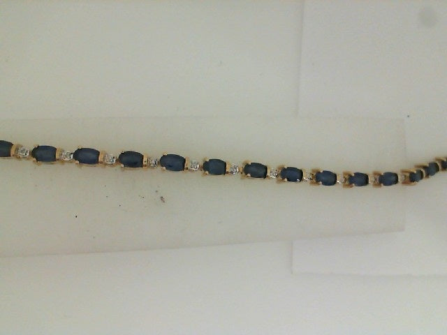 20 Oval sapp, 21 rd dia brac, – Alexander's Jewelers